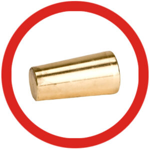 Brass Tube Plug - Jade Alloys
